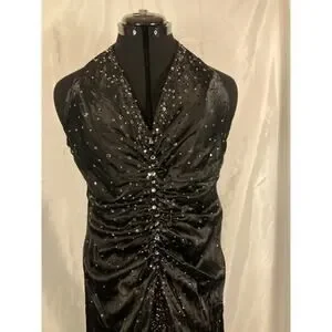 Mori Lee | Dresses | M 13 14 Mori Lee Black Silver Beaded Constelation ...